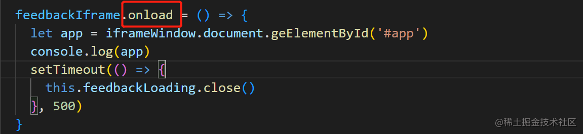 iframe元素获取document中的对象为空 - 掘金