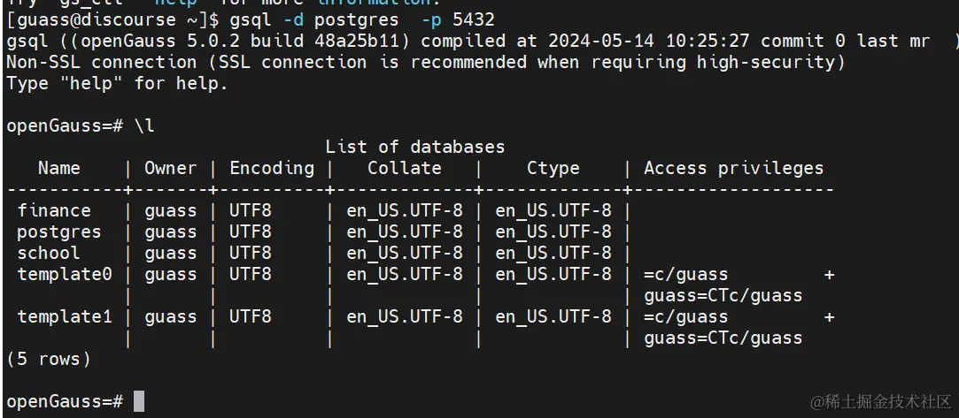 openGuass 单节点下载安装1、下载安装包 软件包 | openGauss 2、安装前准备 1、创建用户 2、修改 - 掘金