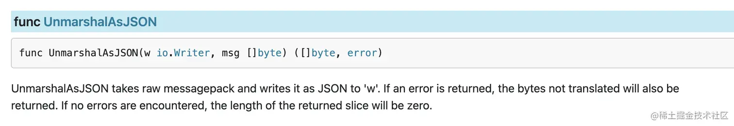 Golang 序列化系列（1）MessagePack这个系列我们就来看看 Golang 中涉及到的序列化框架，后续会陆续 - 掘金