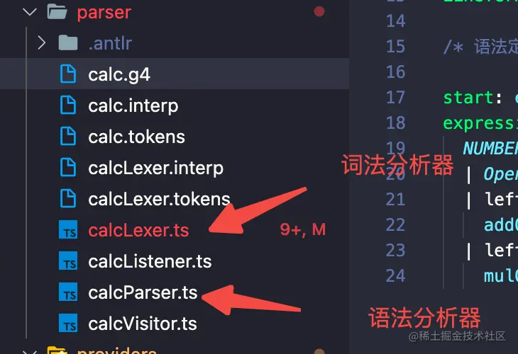 使用antlr&monaco editor实现自定义语法的代码编辑器最近在日常搬砖时接到一个需求，需要在网页上实现一个代 - 掘金
