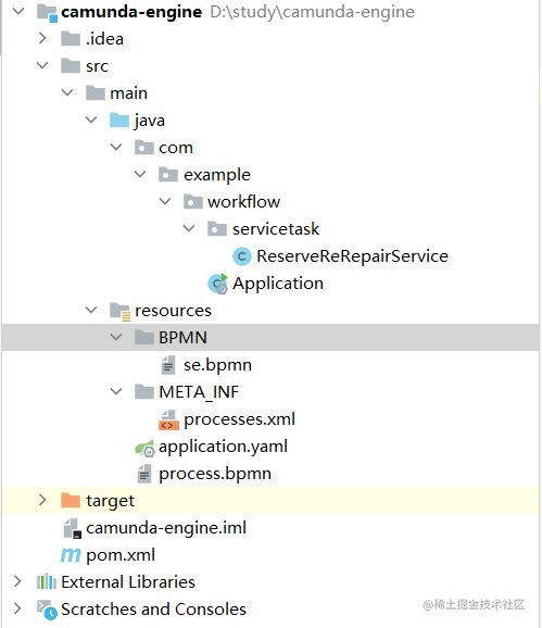 Camunda工作流引擎快速入门 - 掘金
