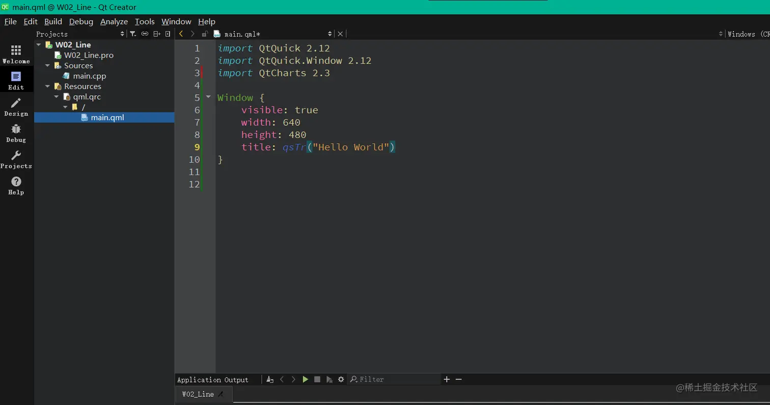 Qt Creator中，针对Quick项目使用ChartView导致程序崩溃1.在Qt creator中新建Quick项 - 掘金