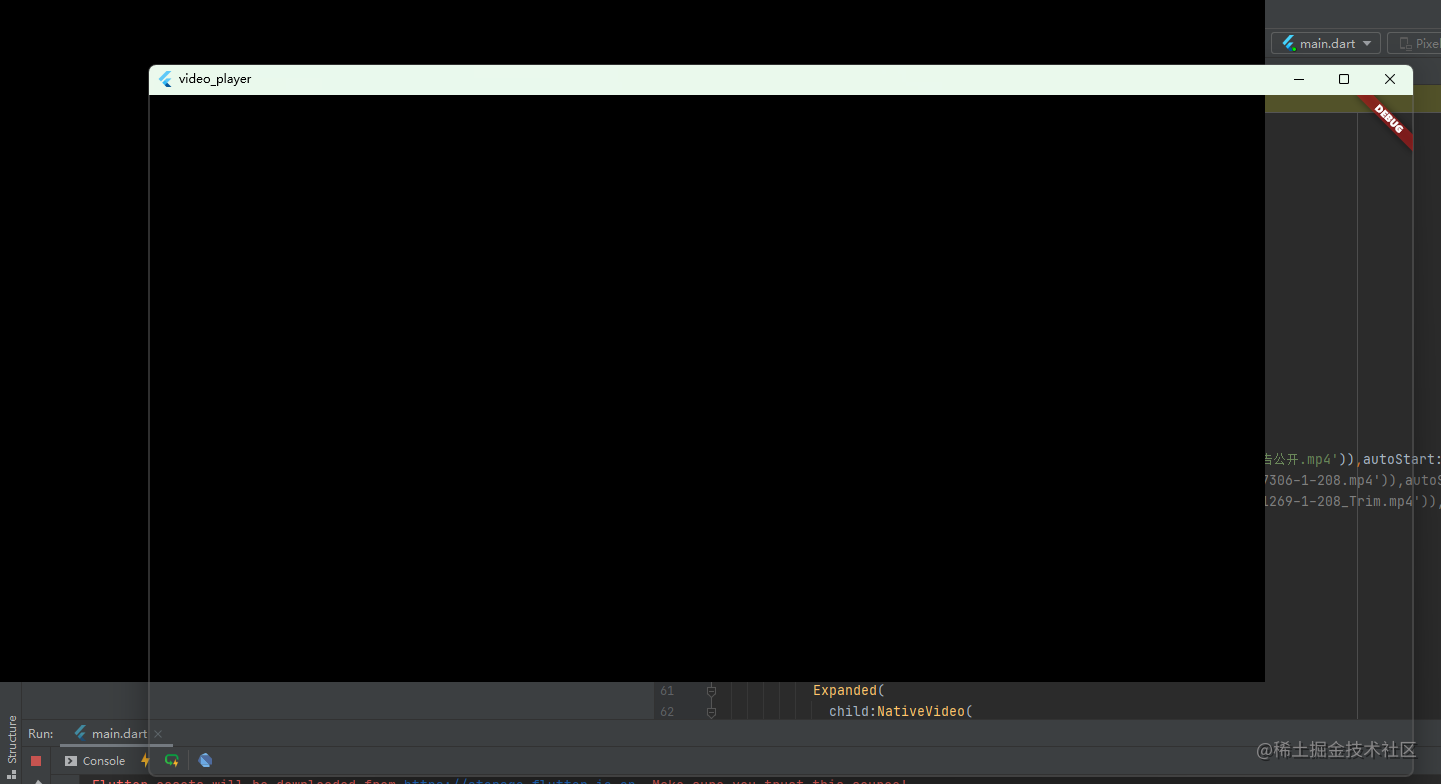 [Flutter Desktop] Flutter桌面开发初体验 | 调个包就能做个视频播放器？ - 掘金