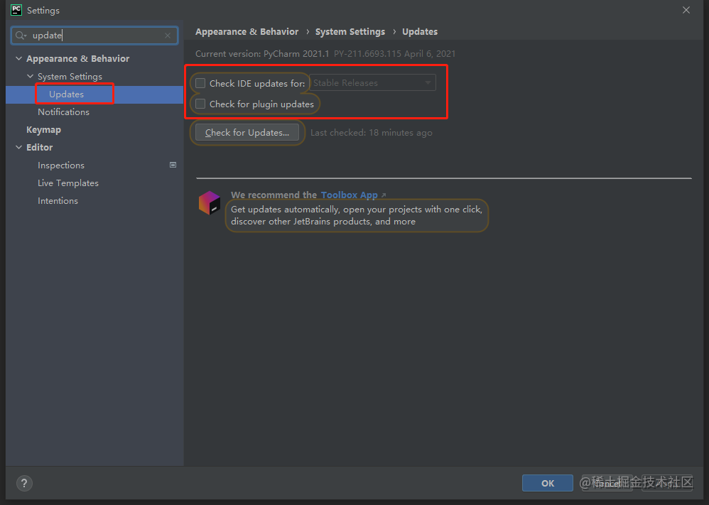 pycharm 长时间updating python interpreter - 掘金