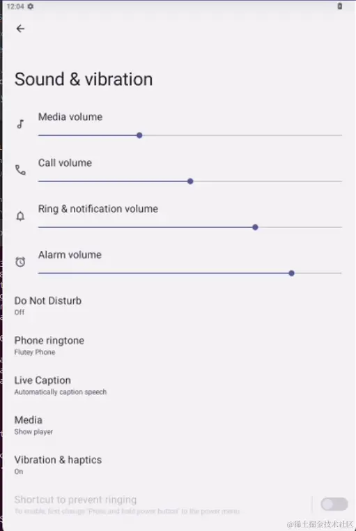 android13-settings[sound&vibration]主要看下Ring¬ification vol - 掘金