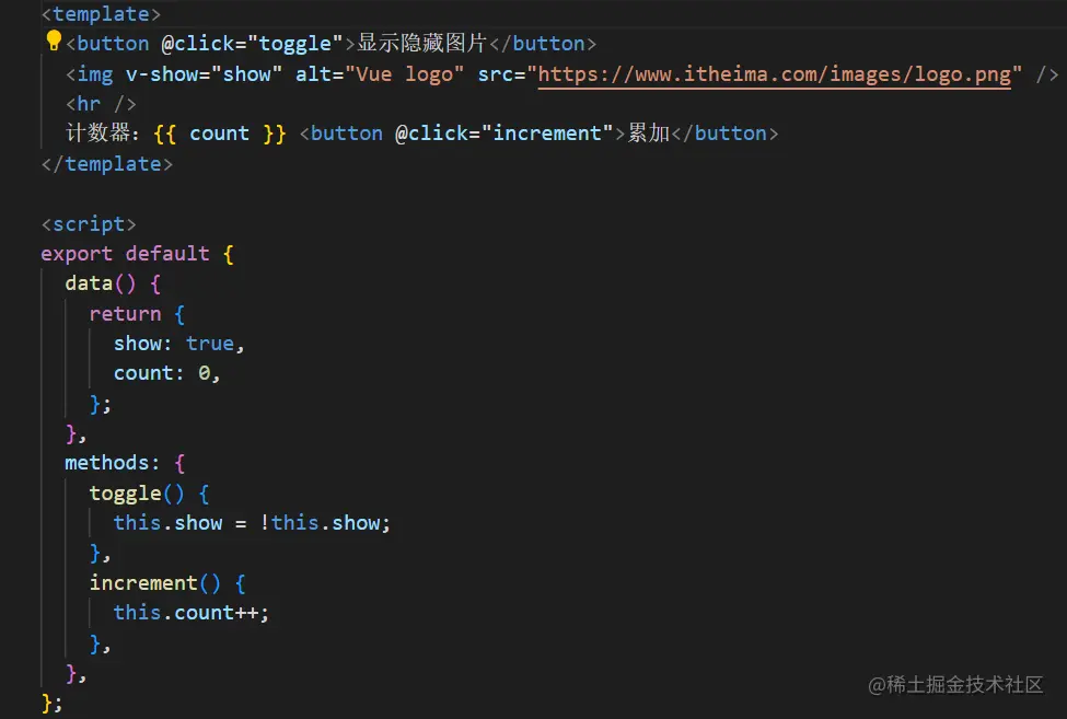 Vue3组合式基本用法compositionapi 组合式api介绍 Vue3提供两种组织代码逻辑的写法： 通过data 掘金