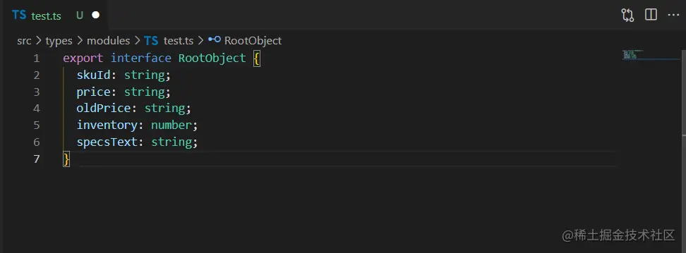 vue3插件json2tsvue3+ts的两个插件，在ts项目中使用的，json2ts 这个插件功能可以使接口转变成定义 - 掘金