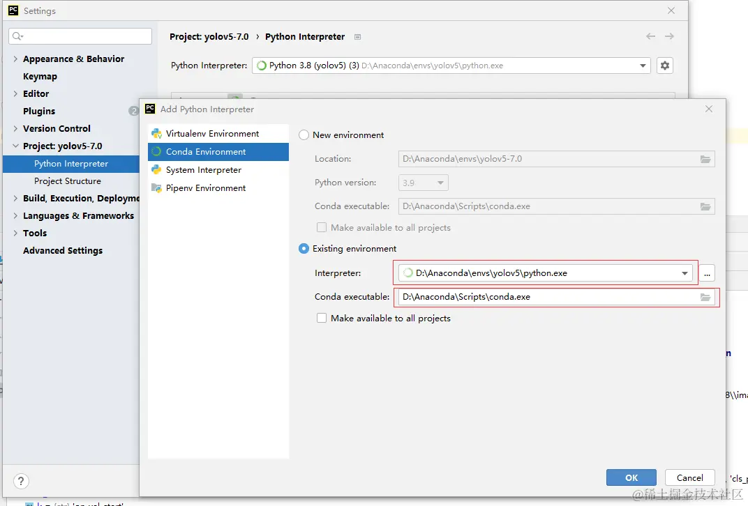 8. Pycharm配置Anaconda环境解释器Pycharm配置Anaconda环境解释器。 包括Anaconda的 - 掘金