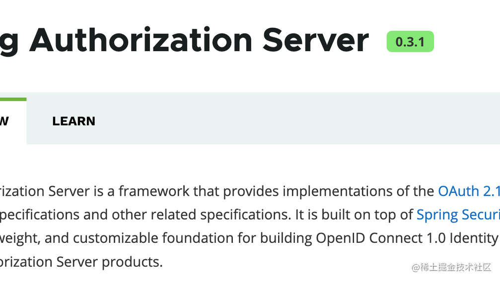 Spring Authorization Server 授权服务器 - 掘金