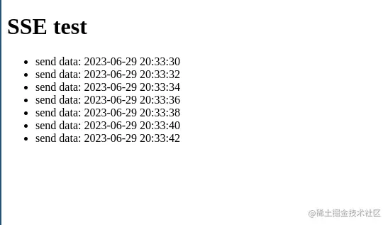 用go开发sse接口sse 服务器发送事件(Server-Sent Events)，服务端向客户端单向传递消息。在一些只 - 掘金