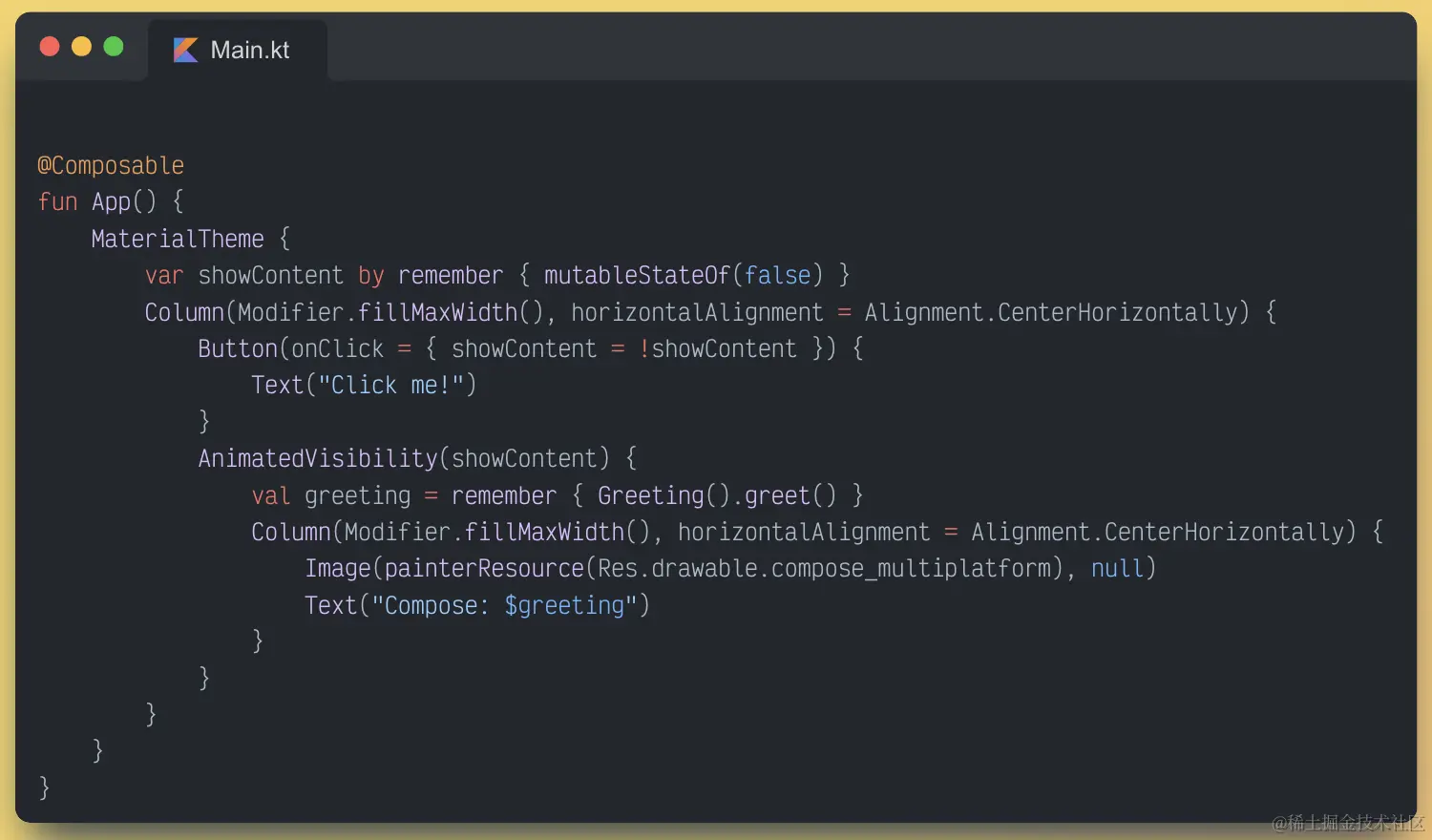 Compose Multiplatform+Kotlin/Wasm实现在web端运行自己的老Demo在前不久结束的Kot - 掘金