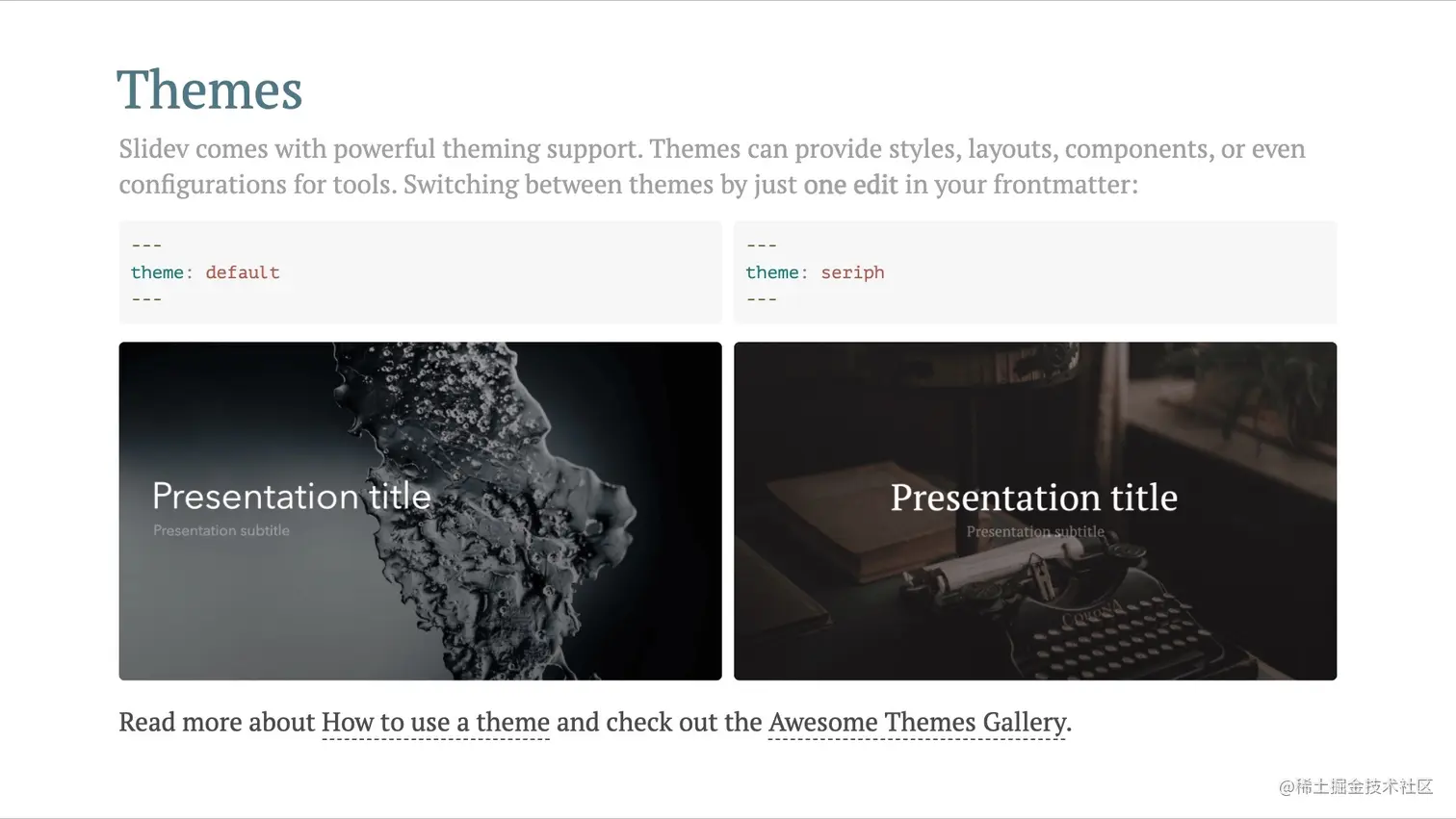 【每日一拳】打在 vue+slidev 用 markdown 轻轻松松完成 PPT 实践上 - 掘金