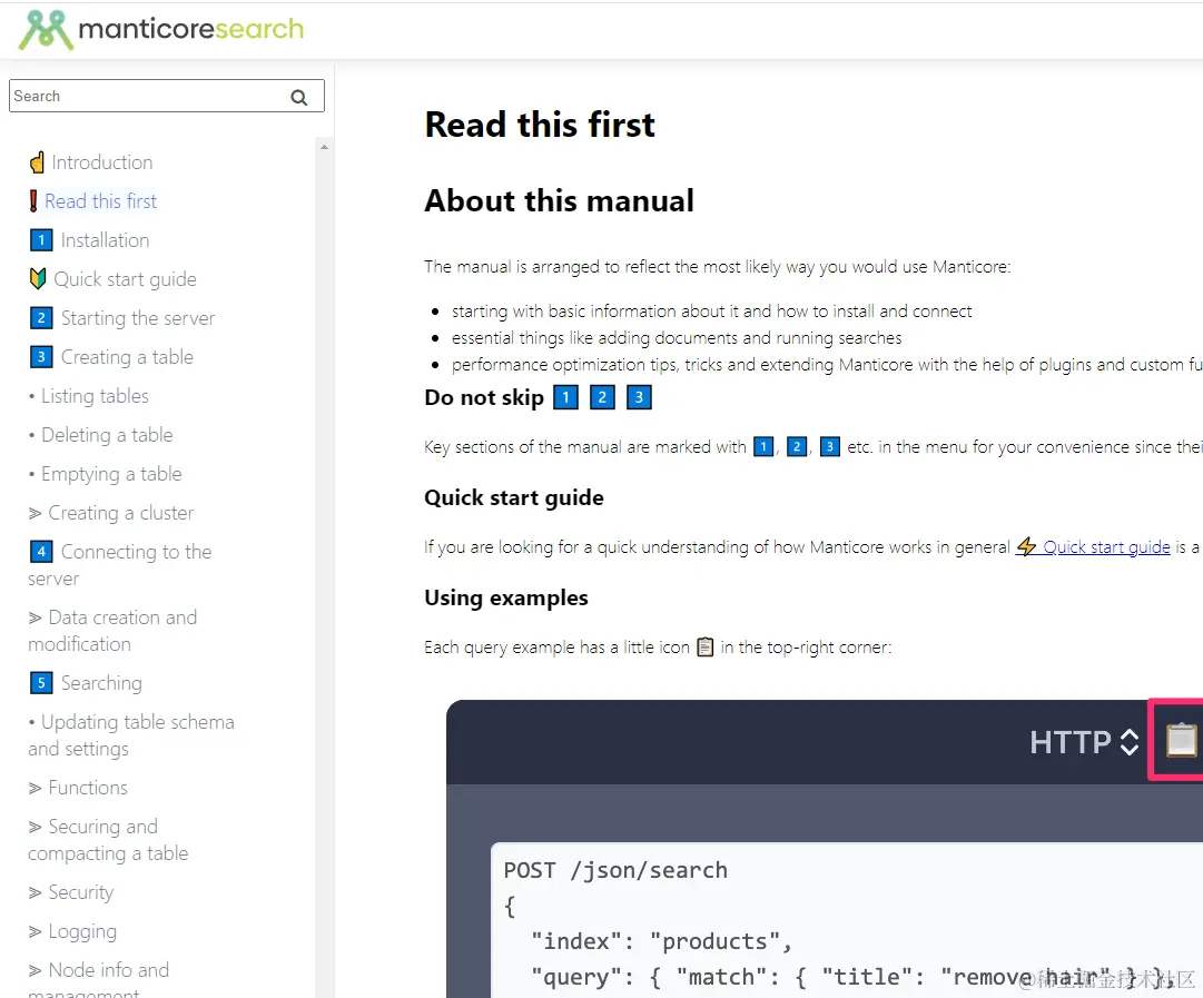manticoresearch介绍Manticore Search 是一个开源数据库，创建于 2017 年。作为 Sph - 掘金