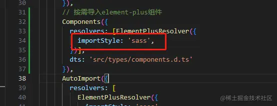 Element Plus Scss 样式覆盖无效根据element Plus官方文档配置按需导入： 但是没有生效，原因是 掘金 