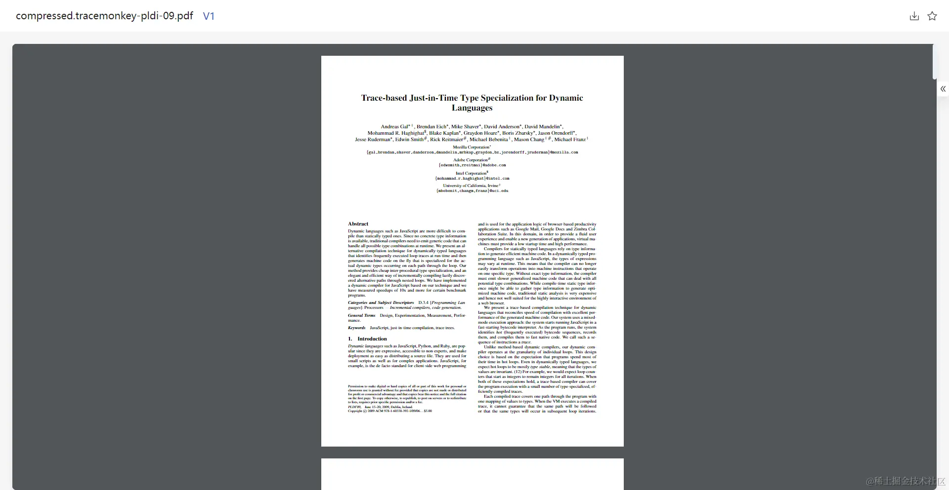 前端实现pdf预览的几种选择（pdfjs Dist、react Pdf、pdf Viewer）pdf预览的选型 对于浏览 掘金