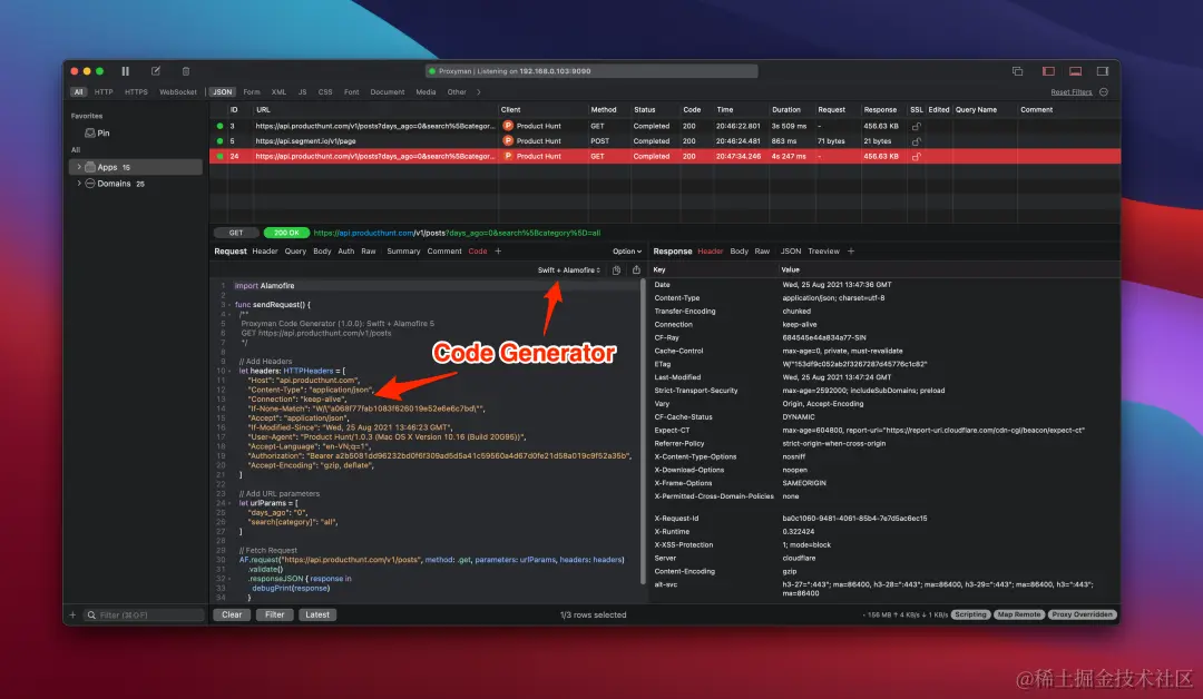 proxyman抓包工具详细教程不论是普通的前后端开发人员，还是做爬虫、逆向的爬虫工程师和安全逆向工程，必不可少会使用的 - 掘金