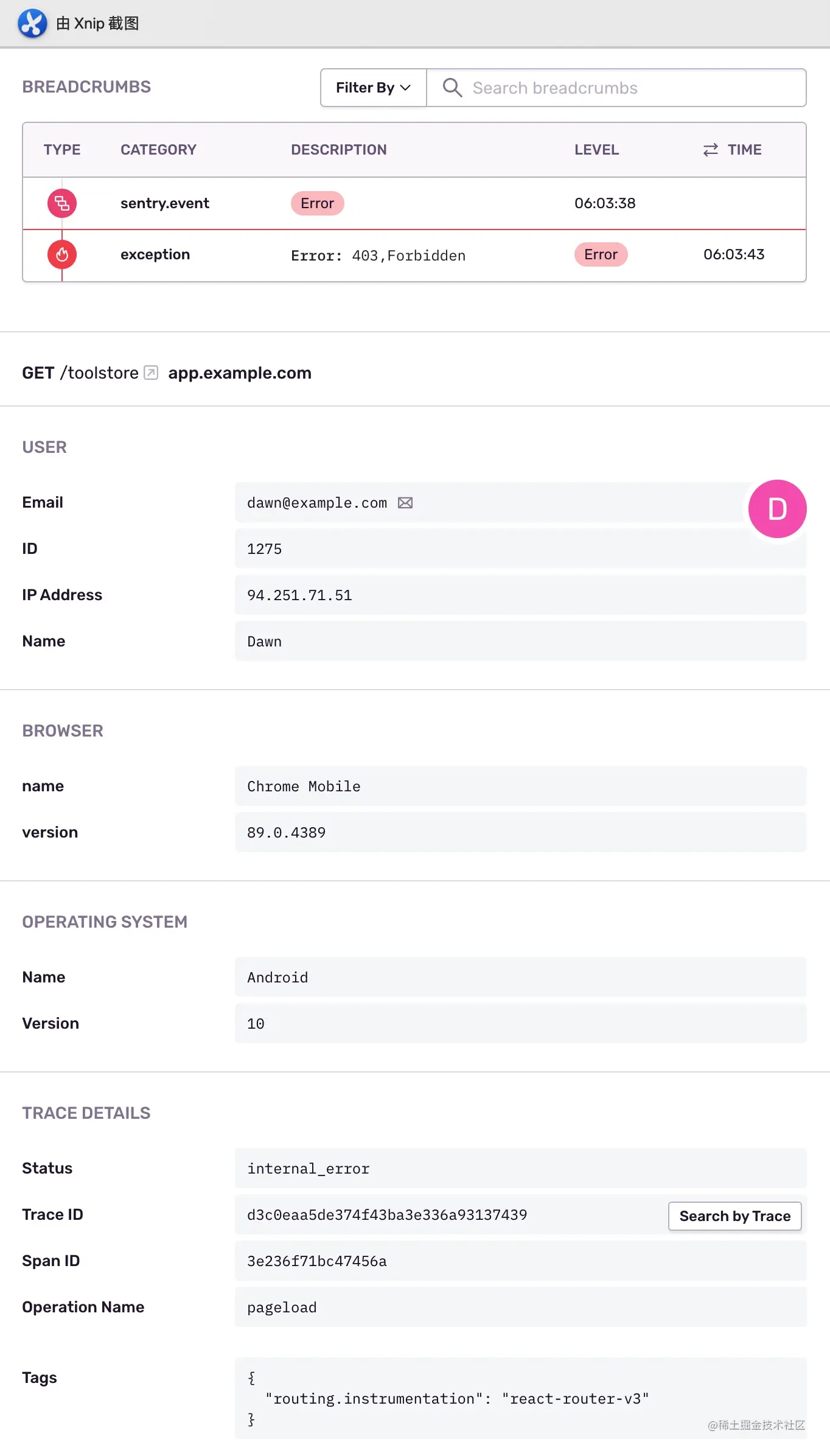 使用 Sentry 对应用进行监控，少 bug 少加班如果发现 bug 的时机越早，那么修复成本就越低。通过对应用中的错 - 掘金