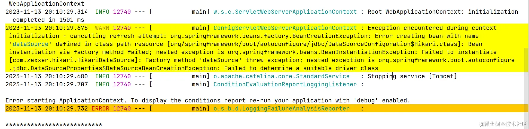 记录遇到的报错日志一.No MyBatis mapper was found in '[com.xxx]' package. Please check your - 掘金