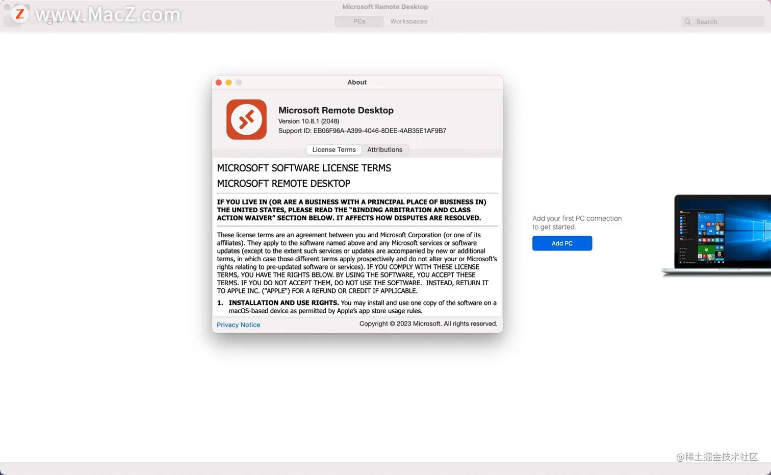 远程桌面办公工具？Microsoft Remote Deskto for Mac v10.8.1正式版Microsoft - 掘金