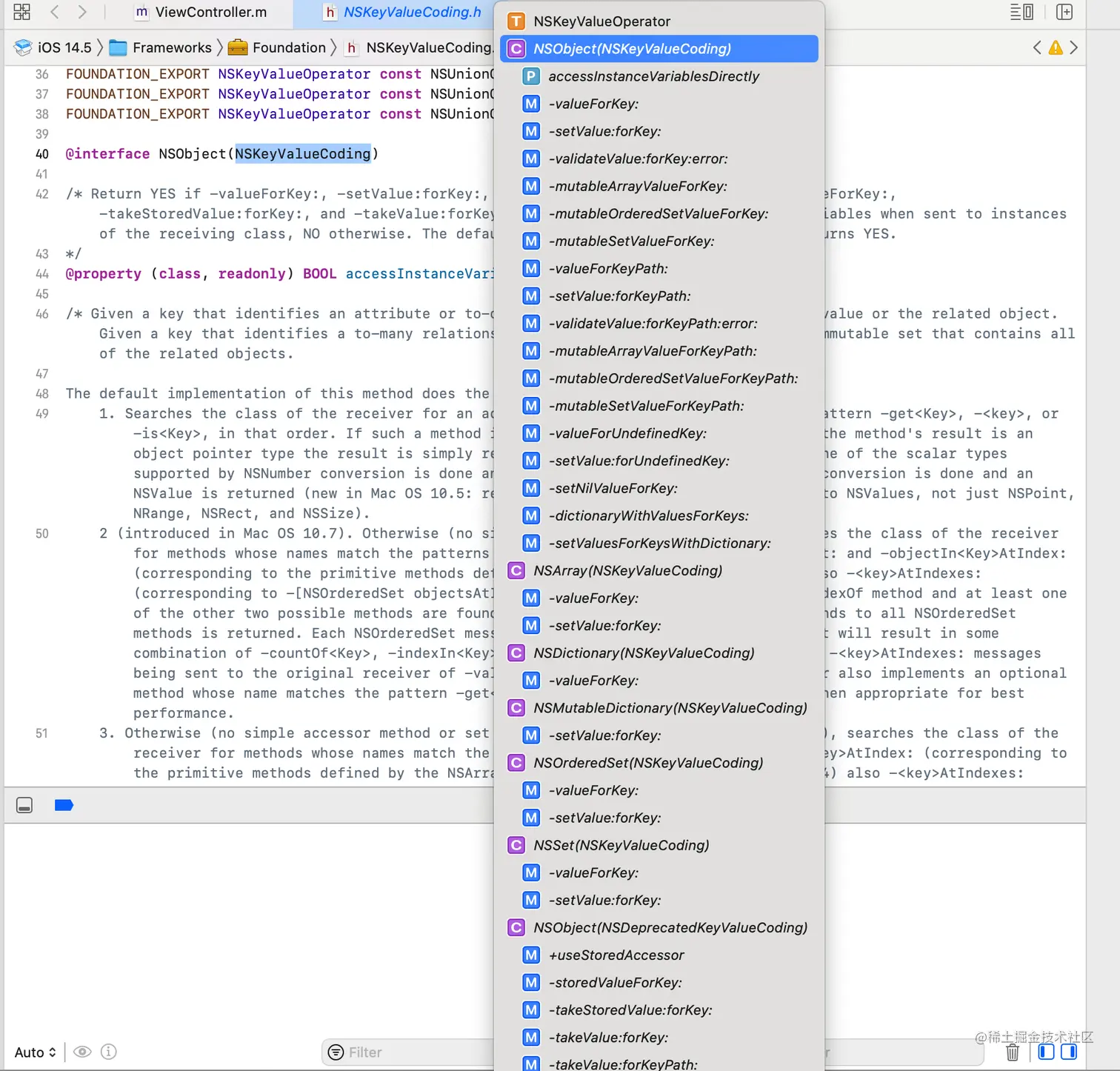 iOS进阶 -- KVC应用及原理前言 KVC又称键值编码 （Key-Value-Coding），在iOS开发中是一个比 - 掘金
