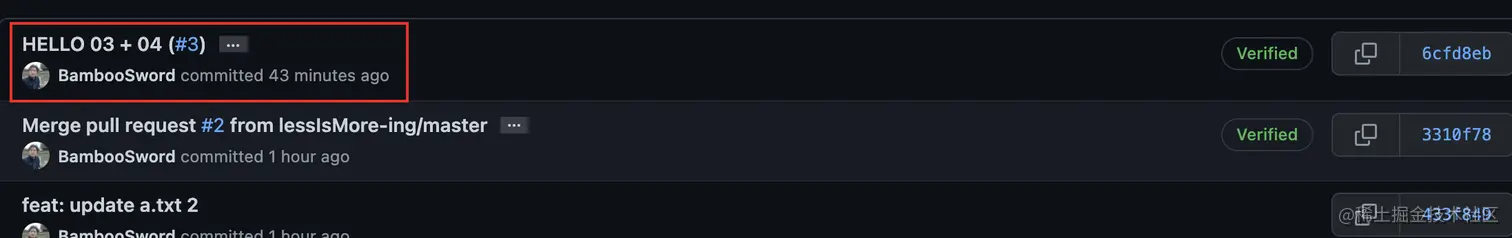 在github提交PR时会显示已经被MR过的commit的问题的探究最近在空闲的时候给开源仓库提交代码，我发现会出现 之 - 掘金