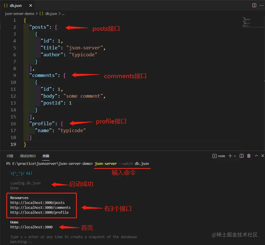 『前端必备』本地数据接口 —— json-server 从入门到膨胀前端必备技能：模拟本地数据。如果你正在为没接口测试而 - 掘金