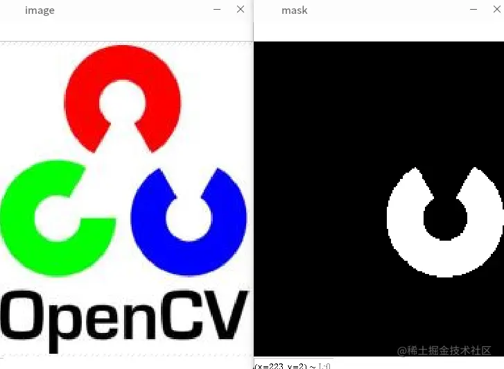 opencv(py) inRange 使用HSV制作掩模，获得蓝色区域【Python 人工智能 (基于Ubuntu Ky - 掘金