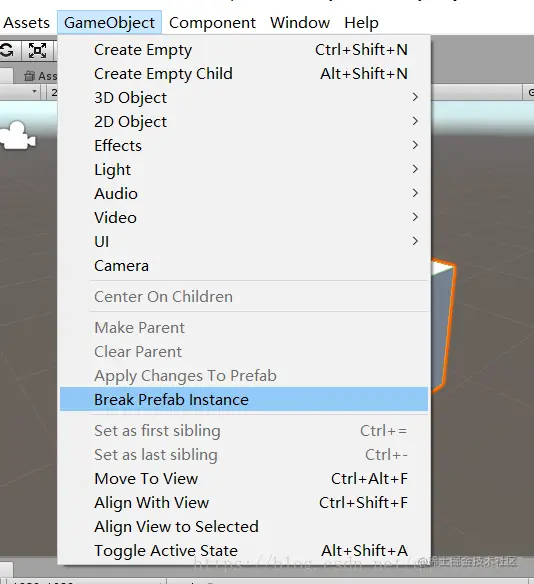 【Unity】Prefab预设体及取消关联物体拖为预设体之后，属性面板会有三个对Prefab的操作： Select ： - 掘金