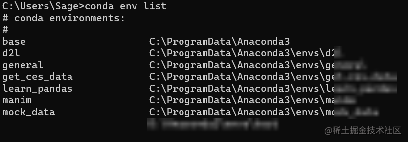 【拯救C盘】一文搞懂Windows修改Anaconda默认的虚拟环境存放路径及其原理 - 掘金