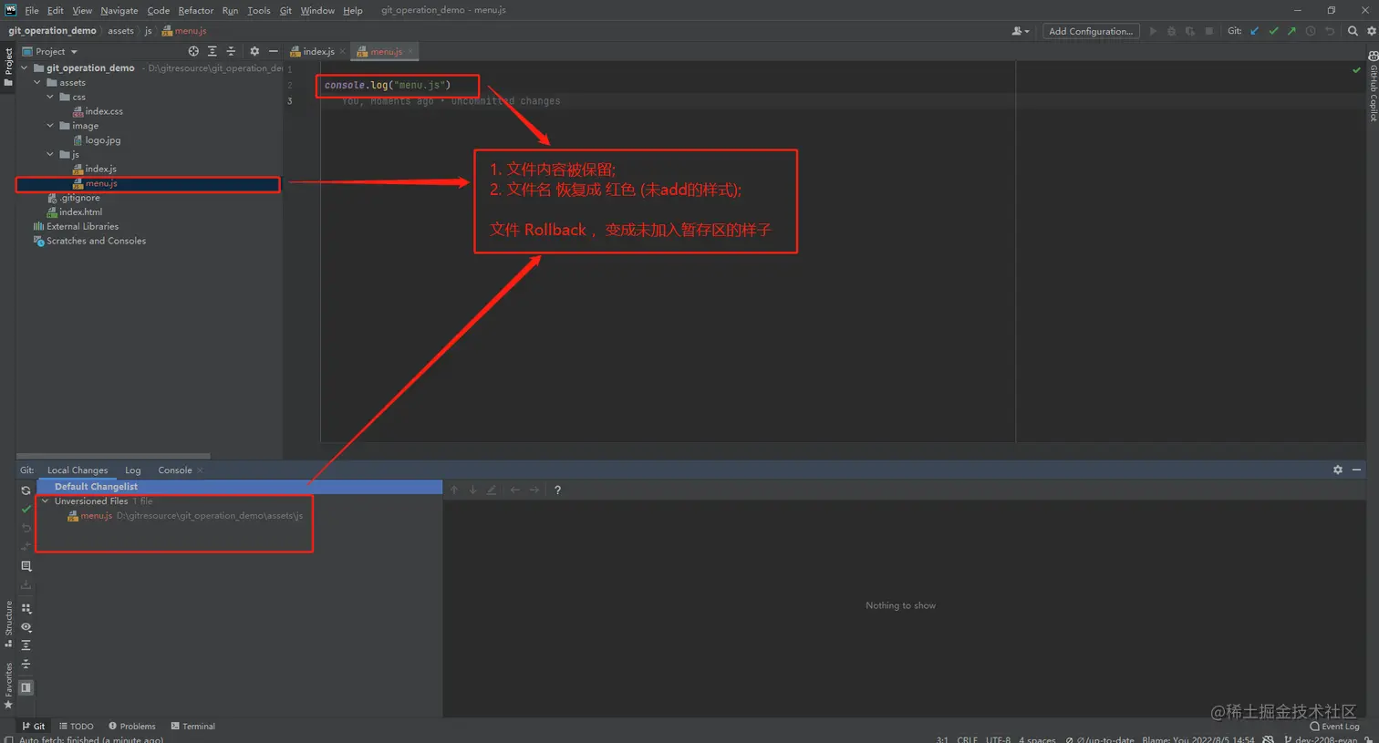 记录使用WebStorm开发项目中的Git操作简介： 本文章 适用于 基于 webstorm 编辑器开发项目，对 Git - 掘金