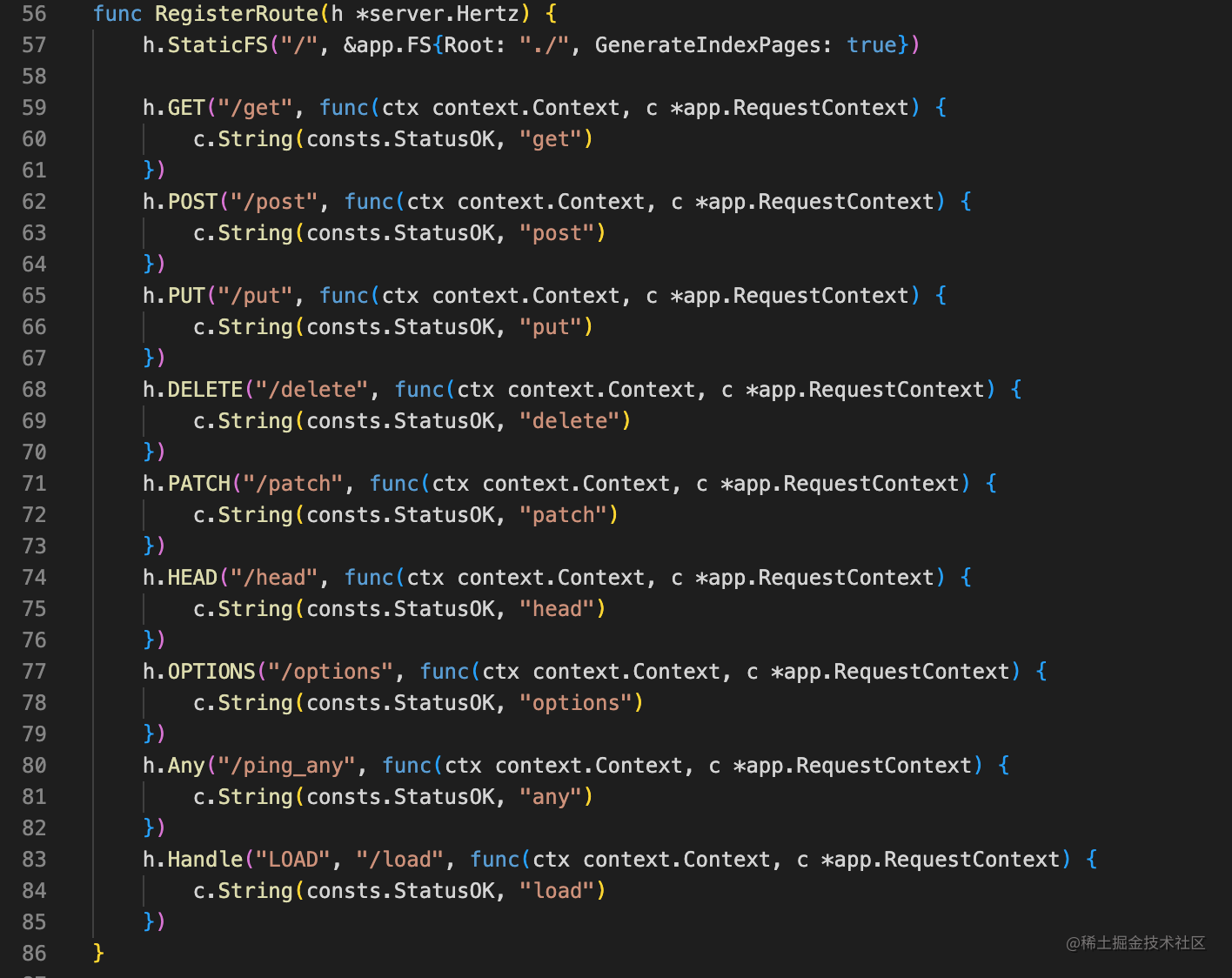 Go Web框架——Hertz基础教程｜ 青训营笔记 - 掘金