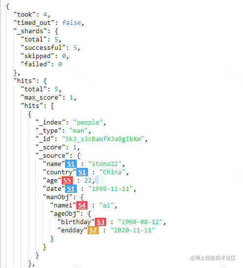 Vue json pretty key 