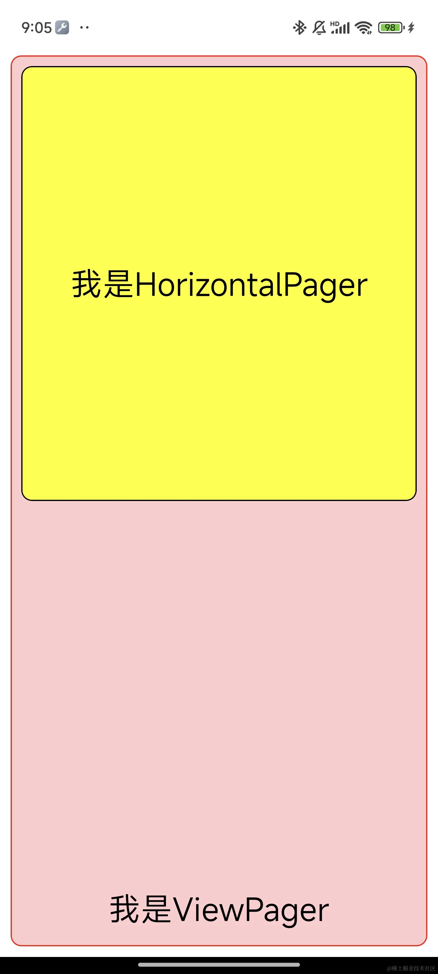 Compose：ViewPager里面放一个HorizontalPager，结果滑动卡住了？笔者最近在项目中发现View - 掘金