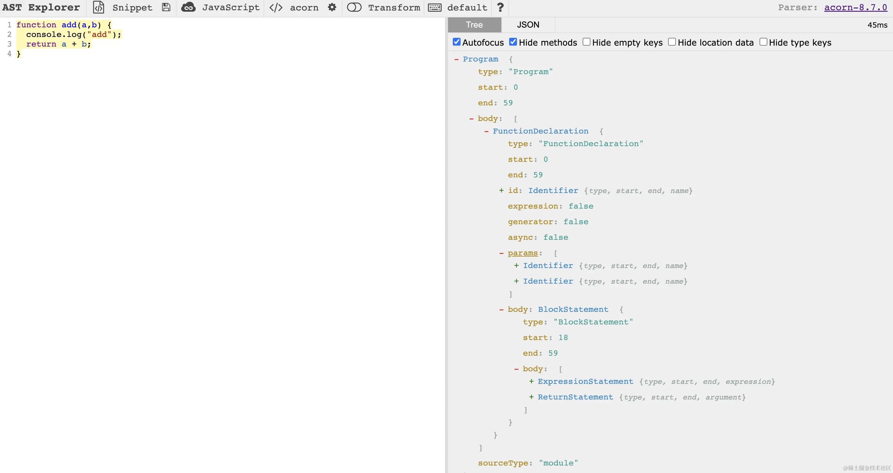 使用AST抽象语法树处理代码主要介绍了AST（Abstract Syntax Tree，抽象语法树）的一些基础知识。使用 - 掘金