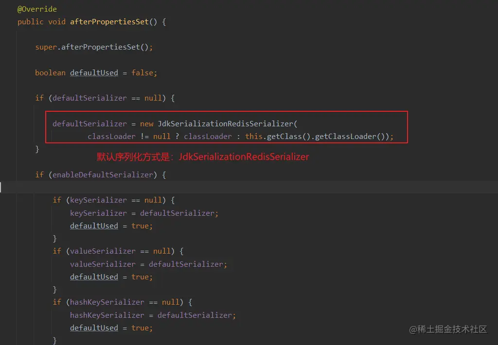 Redis之RedisTemplate的序列化方式深入解读概述 RedisTemplate 可以看到4个序列化相关的属性 - 掘金