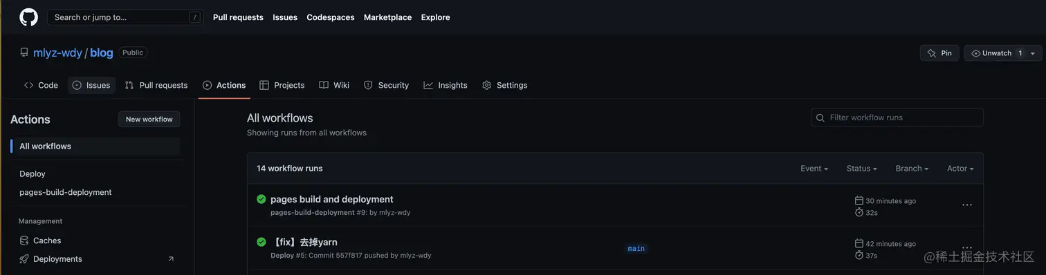 10分钟使用VitePress + 自动部署github pages 建立自己的博客10分钟使用VitePress + - 掘金
