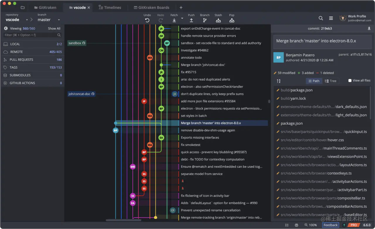 GitKraken -- 推荐使用的 Git 可视化工具 - 掘金