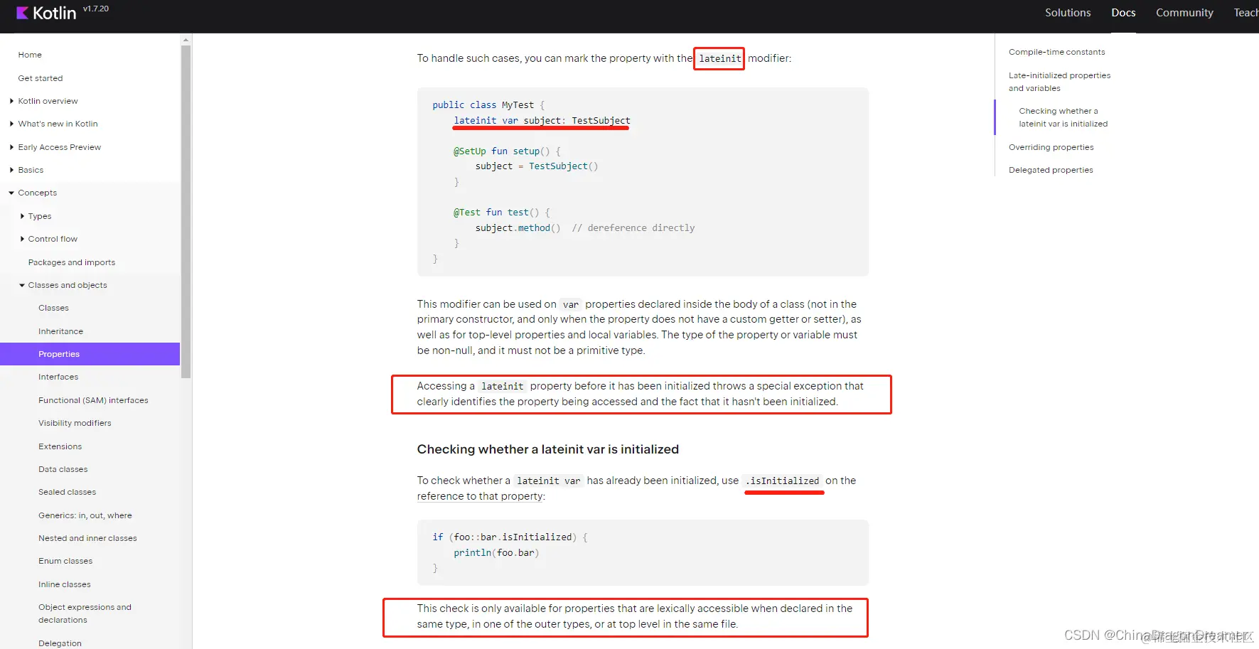 解决 Kotlin关键字：lateinit 延迟初始化属性抛出异常问题解决kotlin关键字：lateinit 延迟初始 掘金