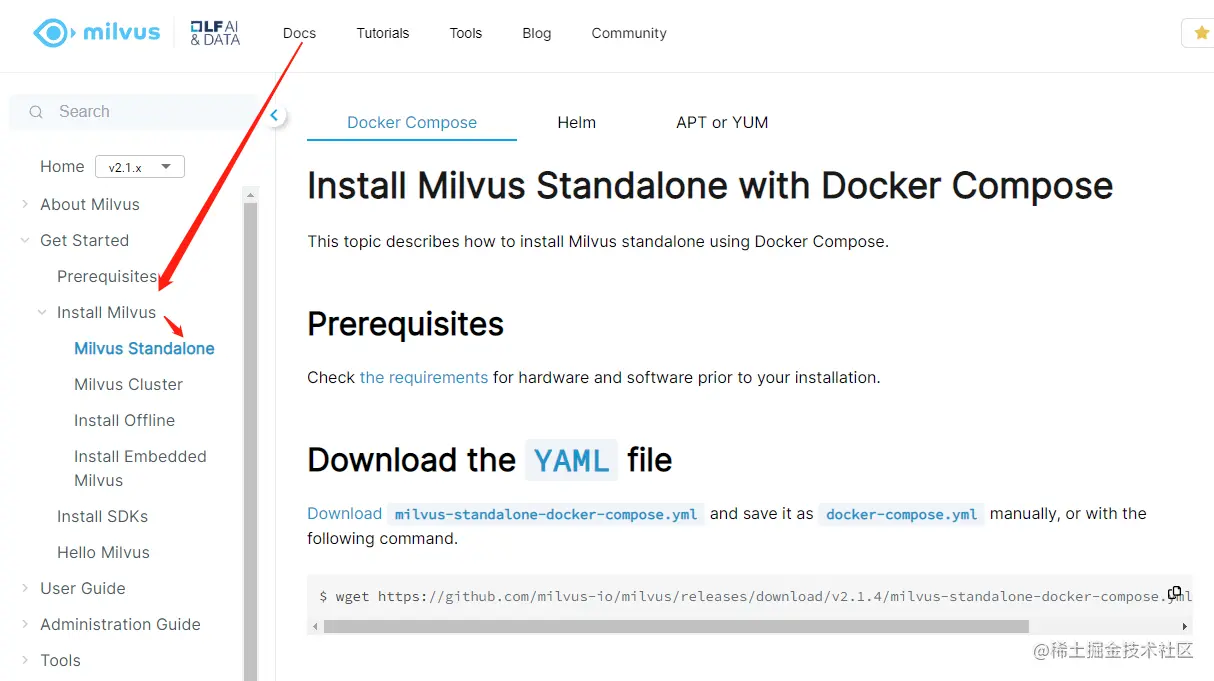 向量数据库 —— Milvus 的安装教程在推荐系统中快速召回，需要用到与传统的关系型数据库不一样的数据库-向量数据库， - 掘金