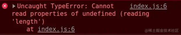 Uncaught TypeError: Cannot read properties of undefined(reading 'length ...
