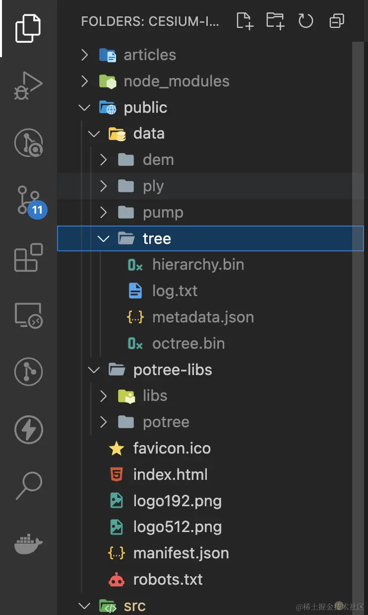 在React中使用Potree 加载点云模型.las这两天因为工作需要加载点云数据，整理了Potree加载点云模型.la - 掘金