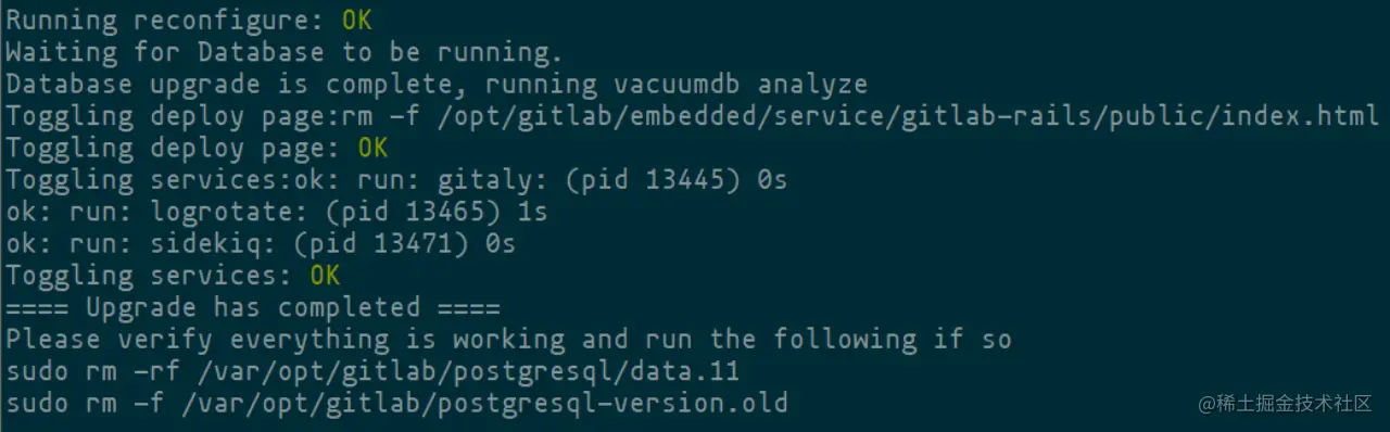 Gitlab幕后故事——版本升级篇本文介绍生产环境 Gitlab 及内置 Postgresql 的升级思路 一、升级规划 掘金 7397