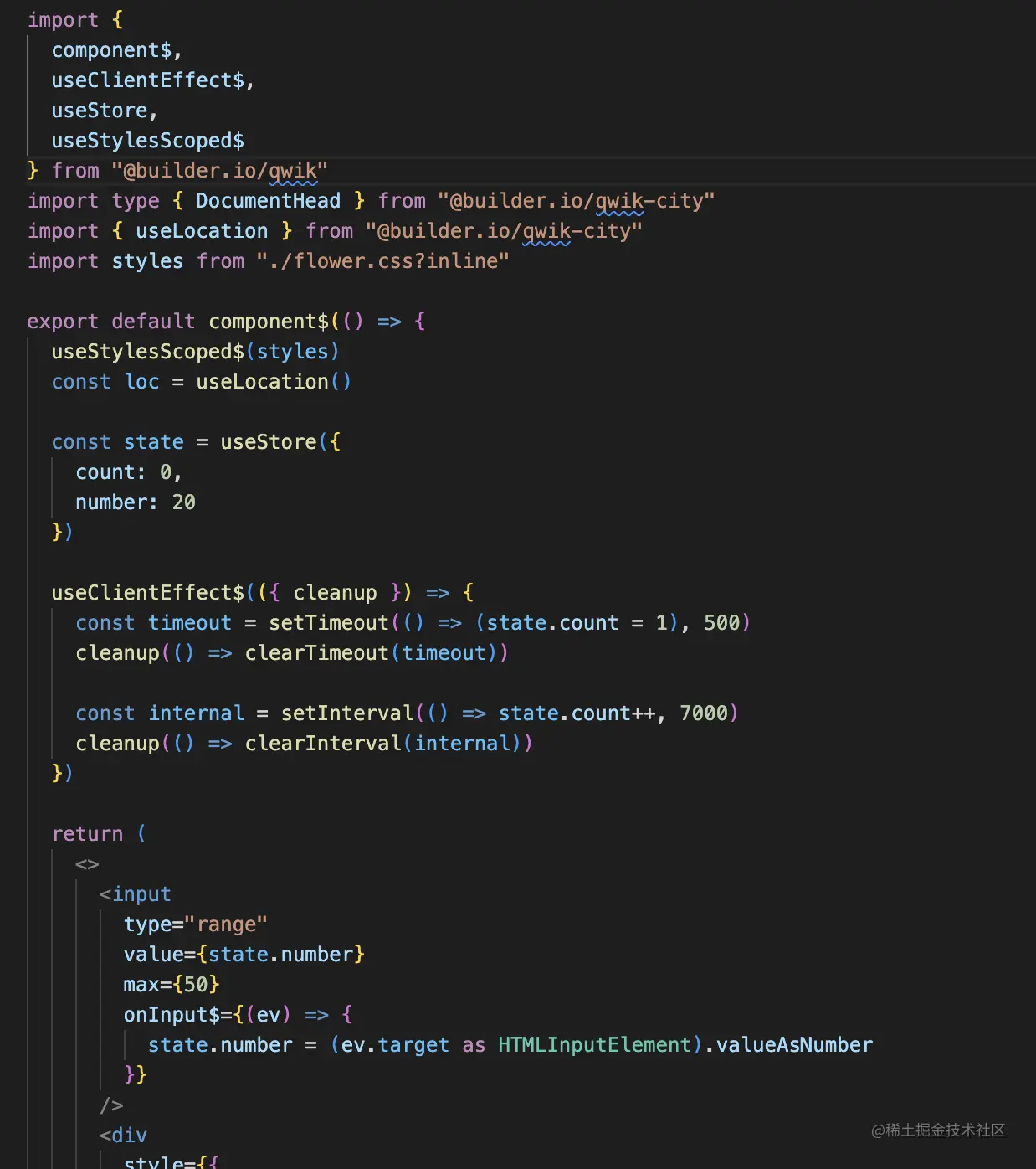 新前端框架Qwik，神器or不过如此Qwik是什么？按官网介绍，Qwik 是一种新型的 Web 框架，可以提供任何大小或 - 掘金