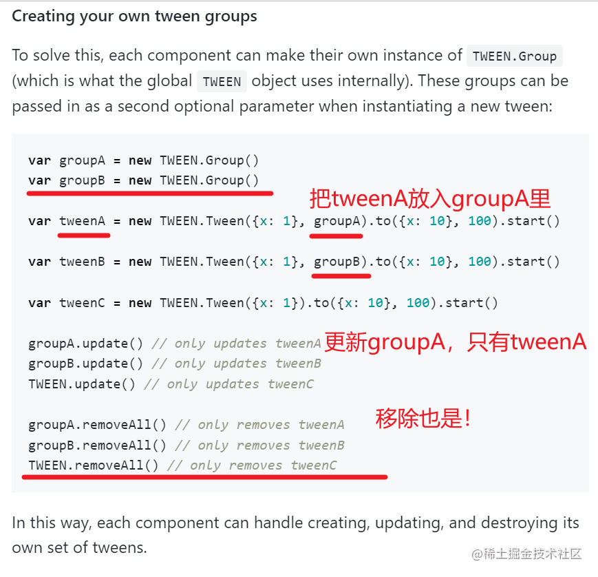 【译】Tween.js使用指南 - 掘金
