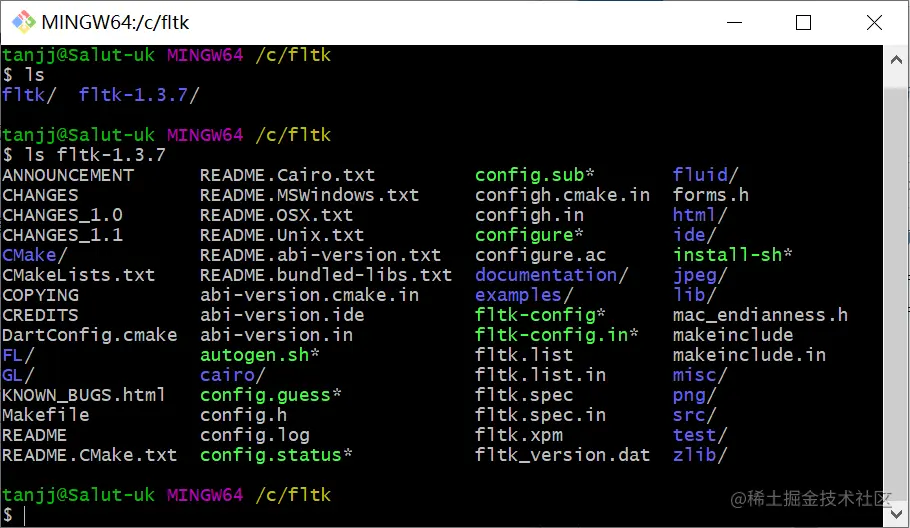 FLTK安装FLTK安装 FLTK是C++的一款出色的GUI库。但是C++一直是非常烦人，装一个库都要自己编译，而且还容 - 掘金
