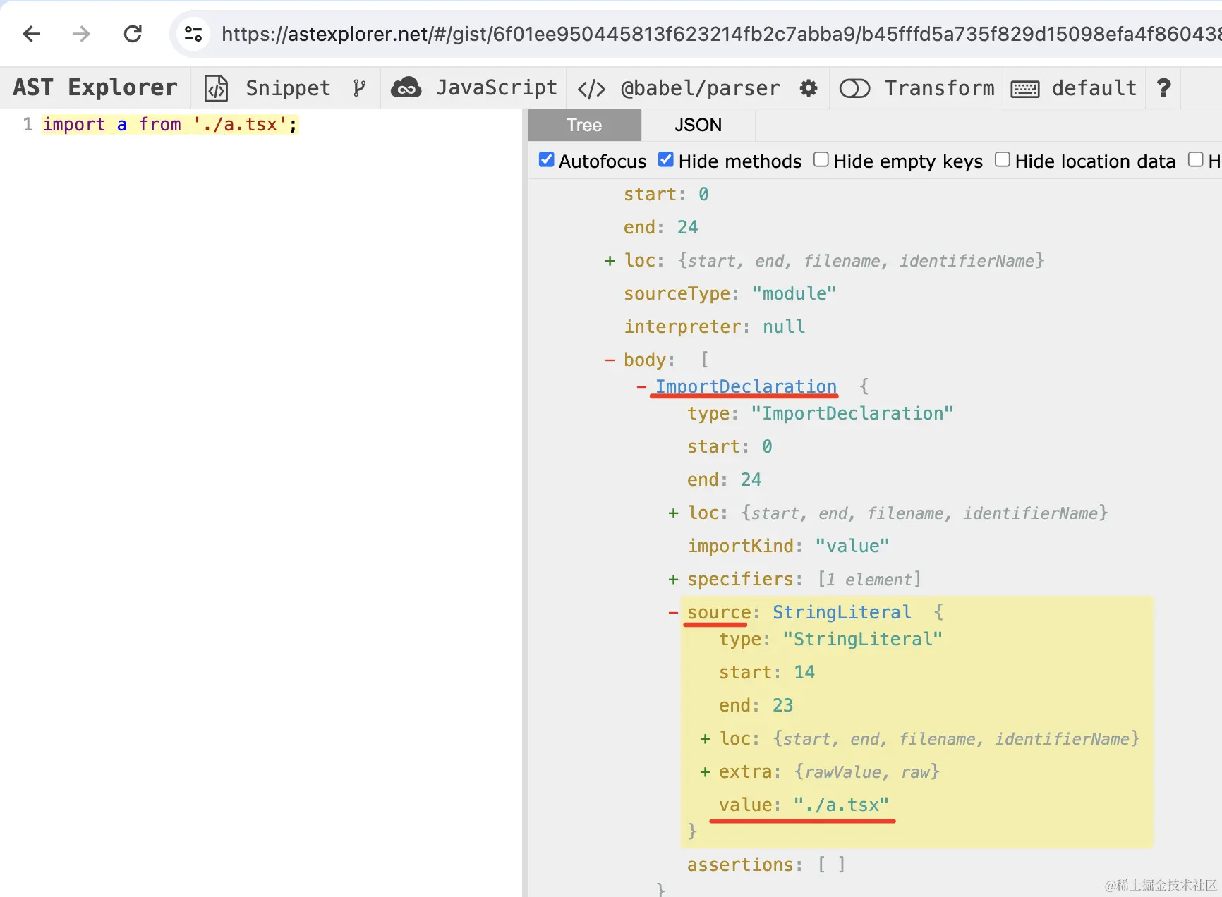 React Playground 实现原理揭秘大家应该都用过在线写代码的工具，比如 vue 的 playground： - 掘金
