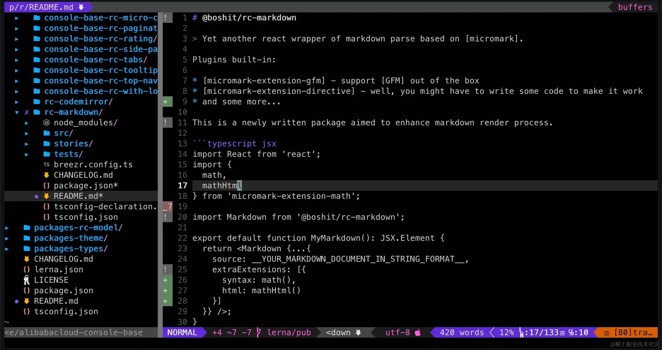入坑 Vim，看这一篇就够了跟随本文进行操作，你将了解 Vim 的基础知识和基础操作，并且知道每一行的设置的目的是什么。 - 掘金