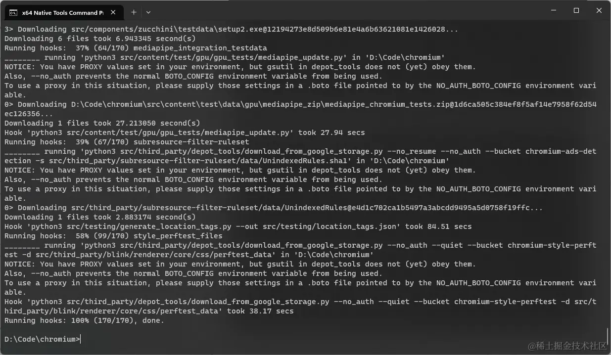 Windows 下载编译chromium源码Windows 11下载编译chromium源代码详细记录，涉及环境配置，下 - 掘金