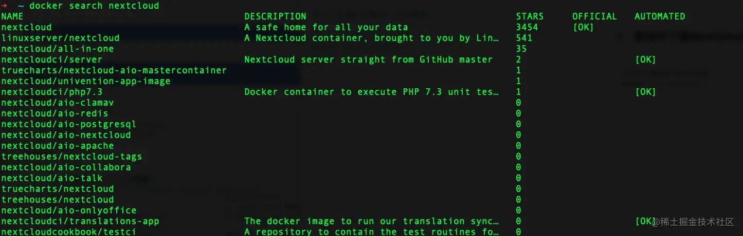 docker安装部署NextCloud私人网盘的方法步骤Nextcloud是一个服务器端PHP应用程序，以及一个由客户端 - 掘金