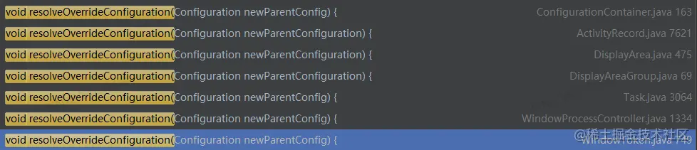 4【Android 12】ConfigurationContainer类之前在分析WMS的窗口层级结构时，看到Windo - 掘金